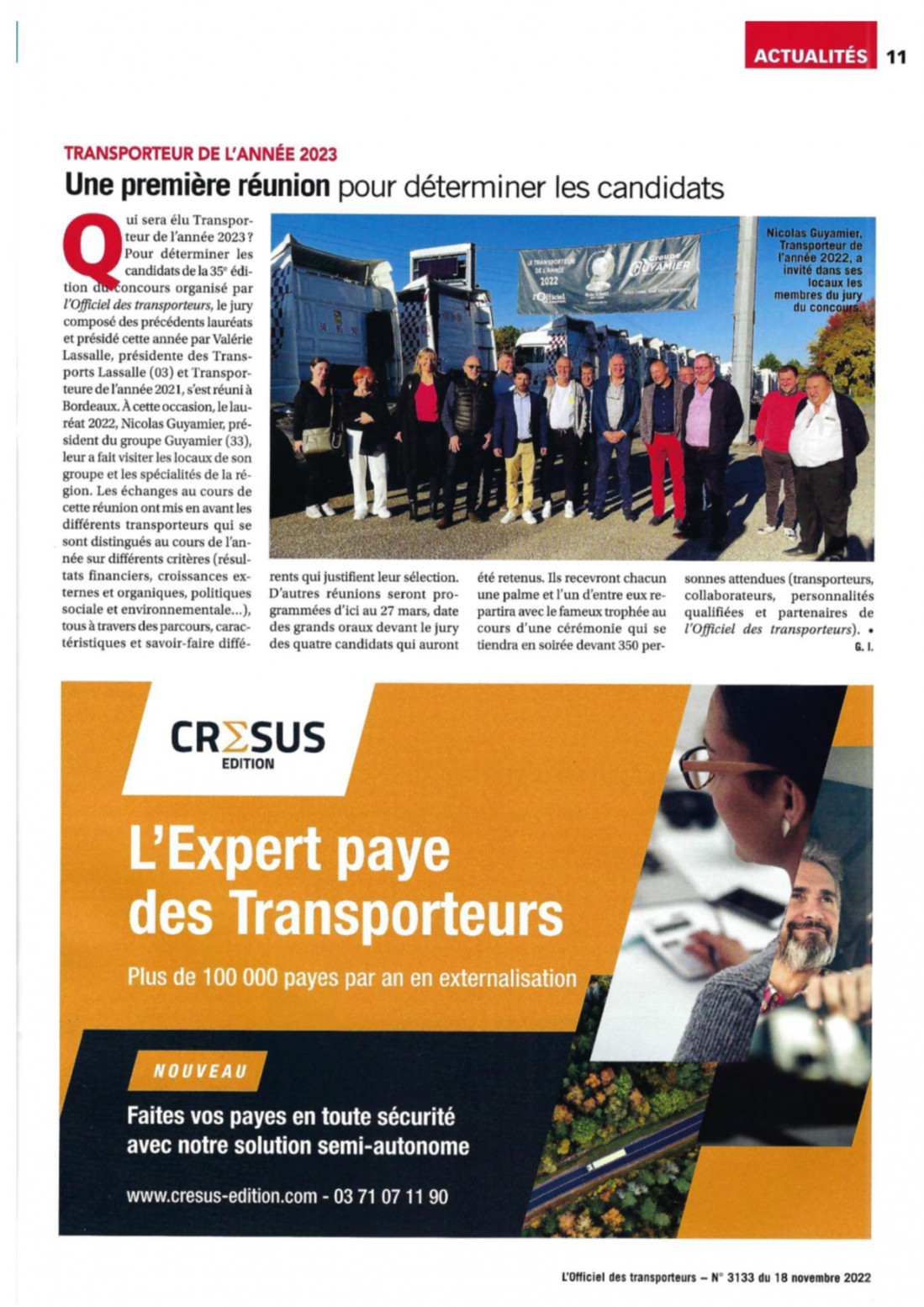 Presse - CRESUS Edition